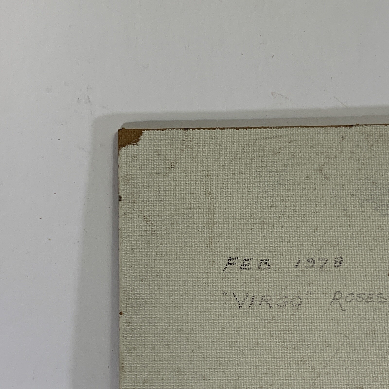 Judith Wills Oil Linen Board Painting Virgo Roses 1978 Flowers Signed ...