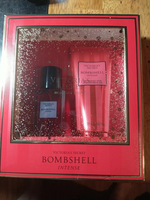 Victoria's Secret Bombshell Intense Fine Fragrance Duo Gift Set for ...