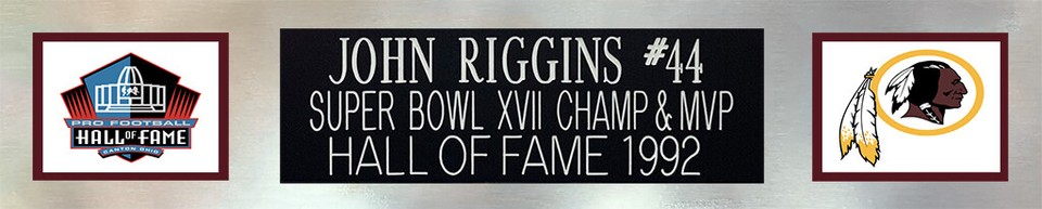John Riggins Autographed and Framed White Redskins Jersey Auto Beckett ...