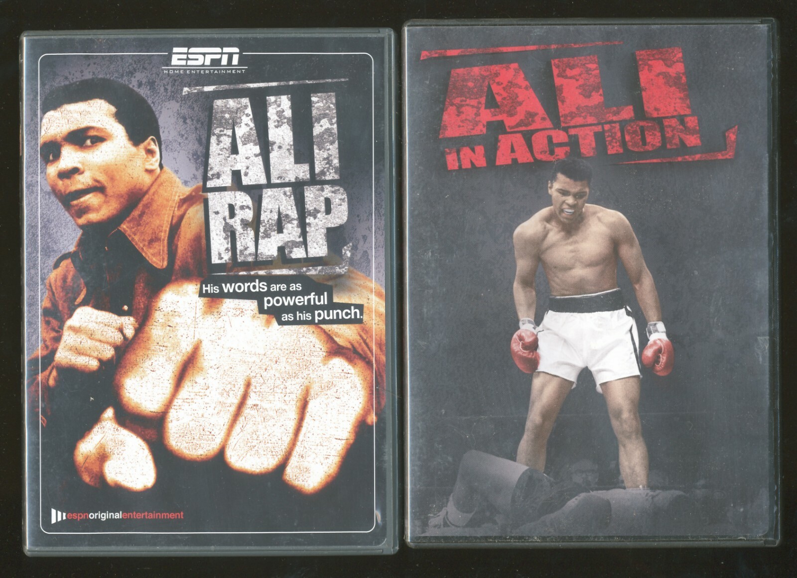 B26 - MUHAMMAD ALI - ALI RAP & ALI IN ACTION BOXING LEGEND DVD's | eBay