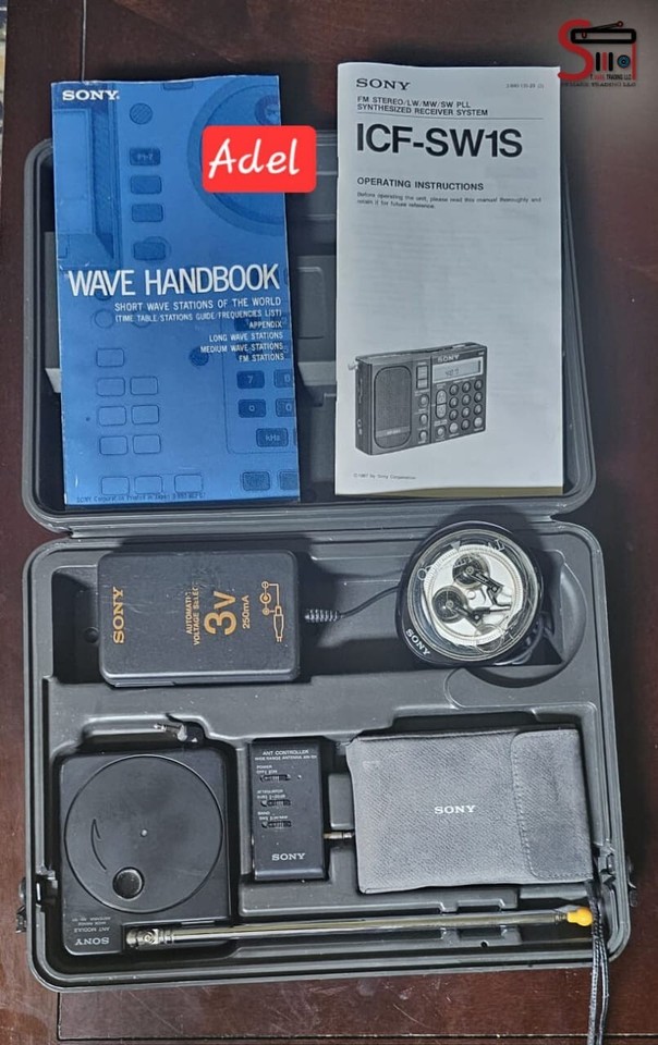 Sony ICF-SW1 Recapped & Upgraded By Adel In Excellent Condition With ...