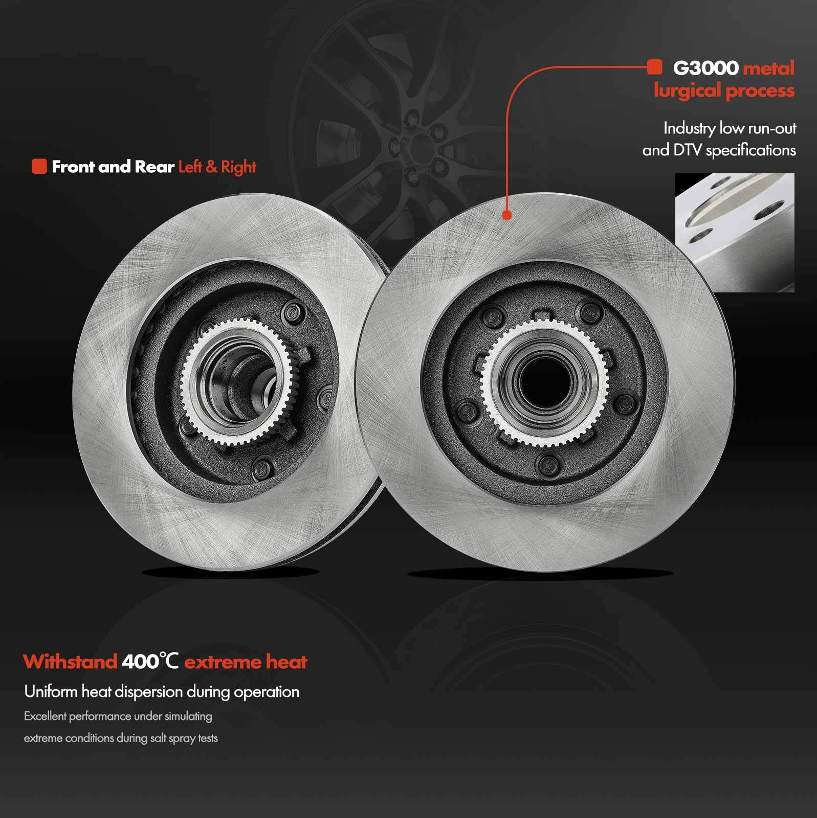 2Pcs Front Disc Brake Rotors for Chevy S10 1994-2003 Blazer GMC Jimmy ...