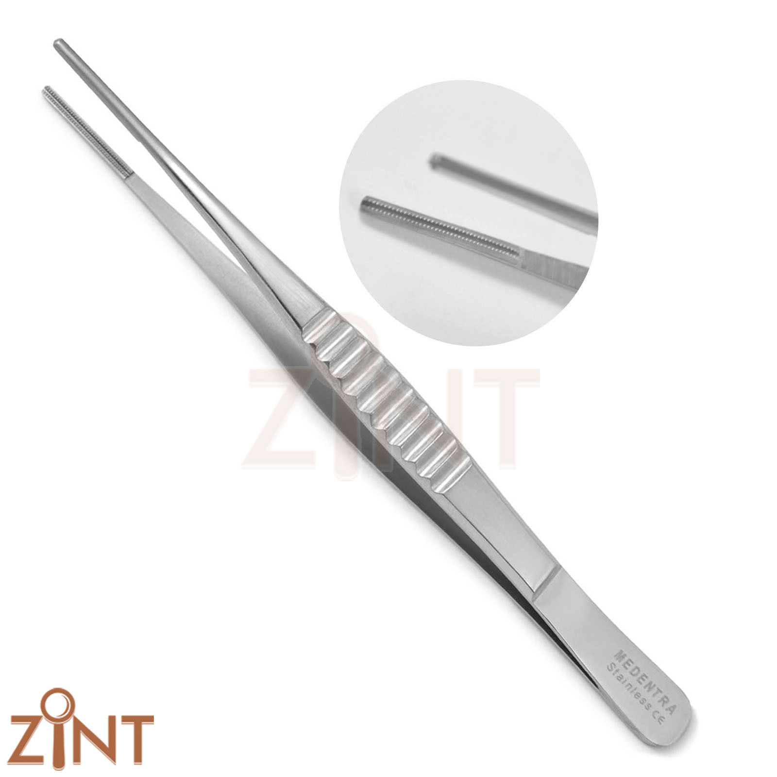 Dental Debakey Tweezer Surgical Grasp Vascular Tissue Atraumatic Clamp ...