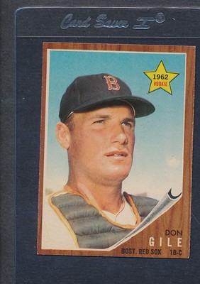 1962 Topps #244 Don Gile Red Sox EX/MT *2574 | eBay