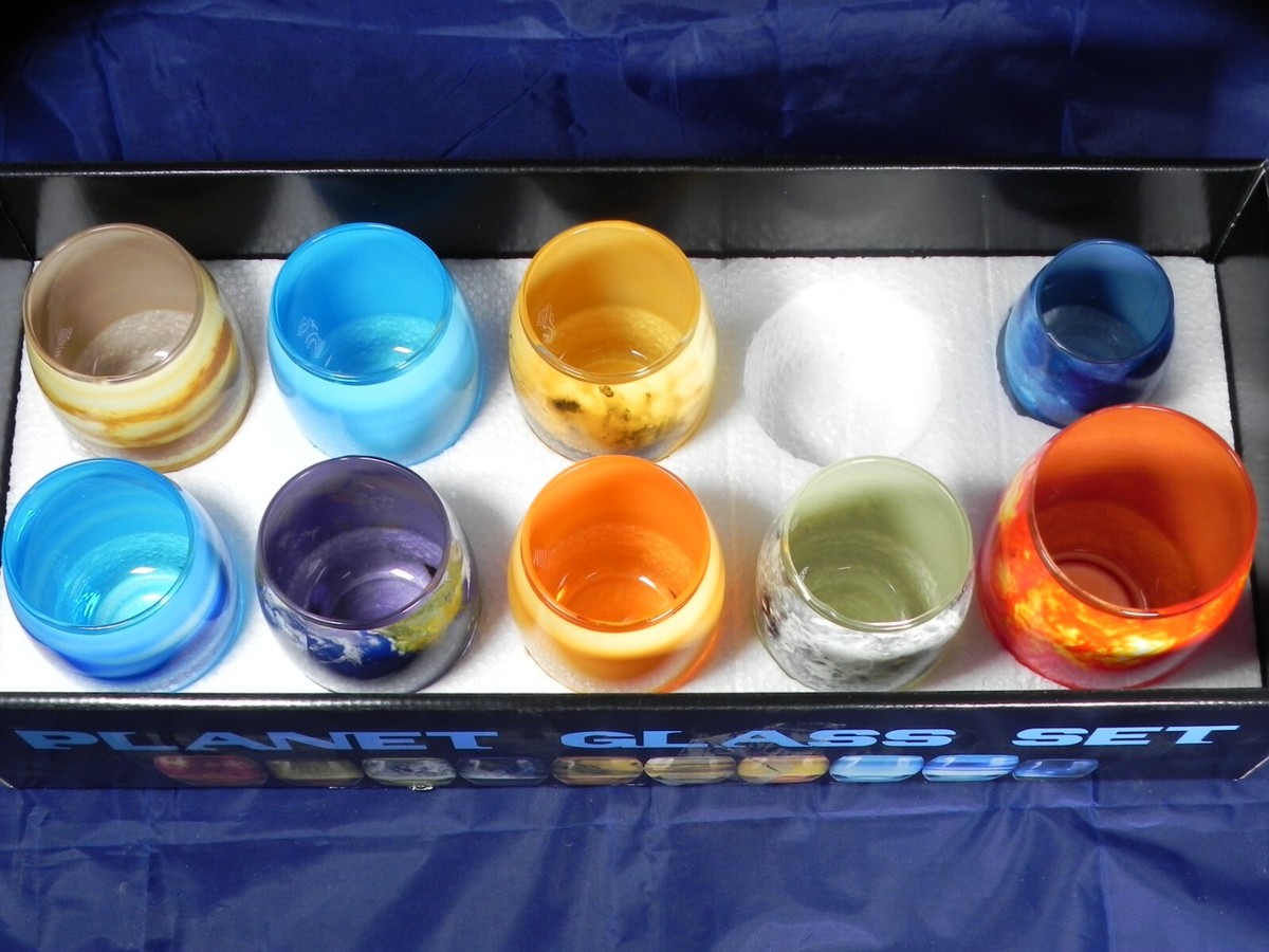 Solar System Glassware Set