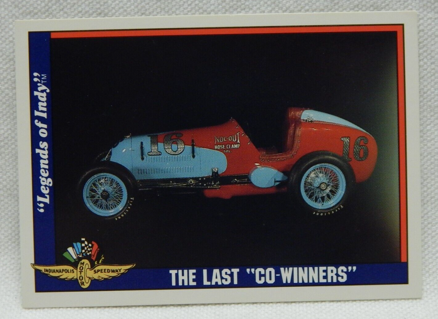 INDY 500 LOU MOORE FLOYD DAVIS LEGENDS OF INDY TRADING CARD #33 | eBay