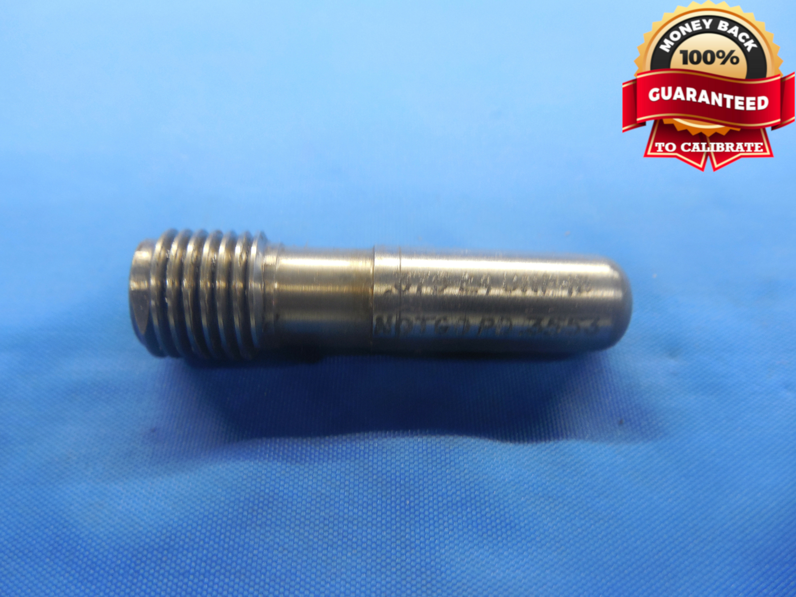3/8 24 UNF 1B THREAD PLUG GAGE .375 NO GO ONLY P.D. = .3553 NF-1B ...