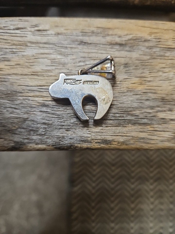 Ray Tracey & Knifewing Segura - Heartline Bear Pendant | eBay