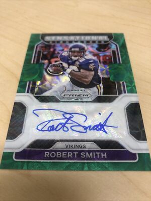 2021 Panini Prizm Sensational Signatures Green Scope /49 Robert Smith ...