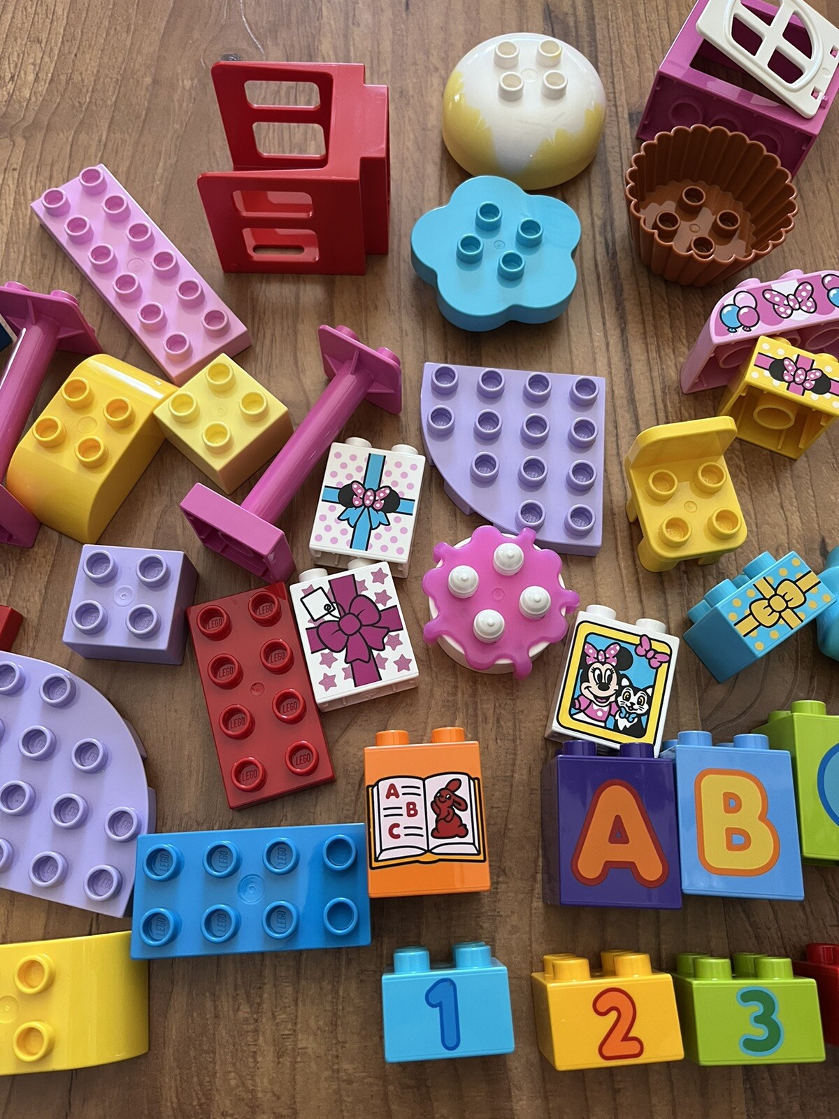 Lego Duplo Blocks Chunky Colorful Letters Numbers Specialty Pieces ...