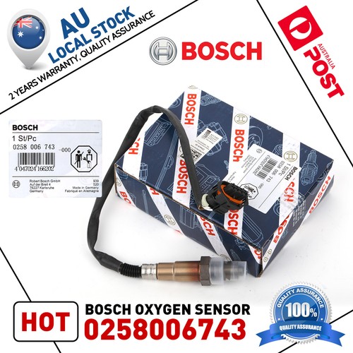 1x Genuine BOSCH Oxygen Sensor 4 Wire Fits Holden VZ LE0 VE LY7 ...