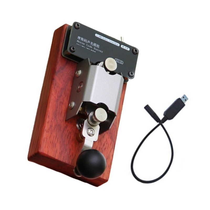 CW Paddles Telegraph Key For Morse Code Practice Floating Suspension ...