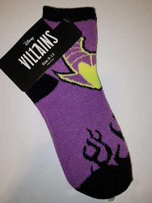 New Disney Villans Maleficent Soft Socks | eBay