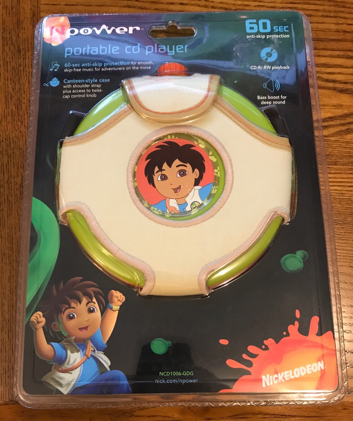 Npower Nickelodeon Go Diego Go! CD player New In Package CD-R/RW ...