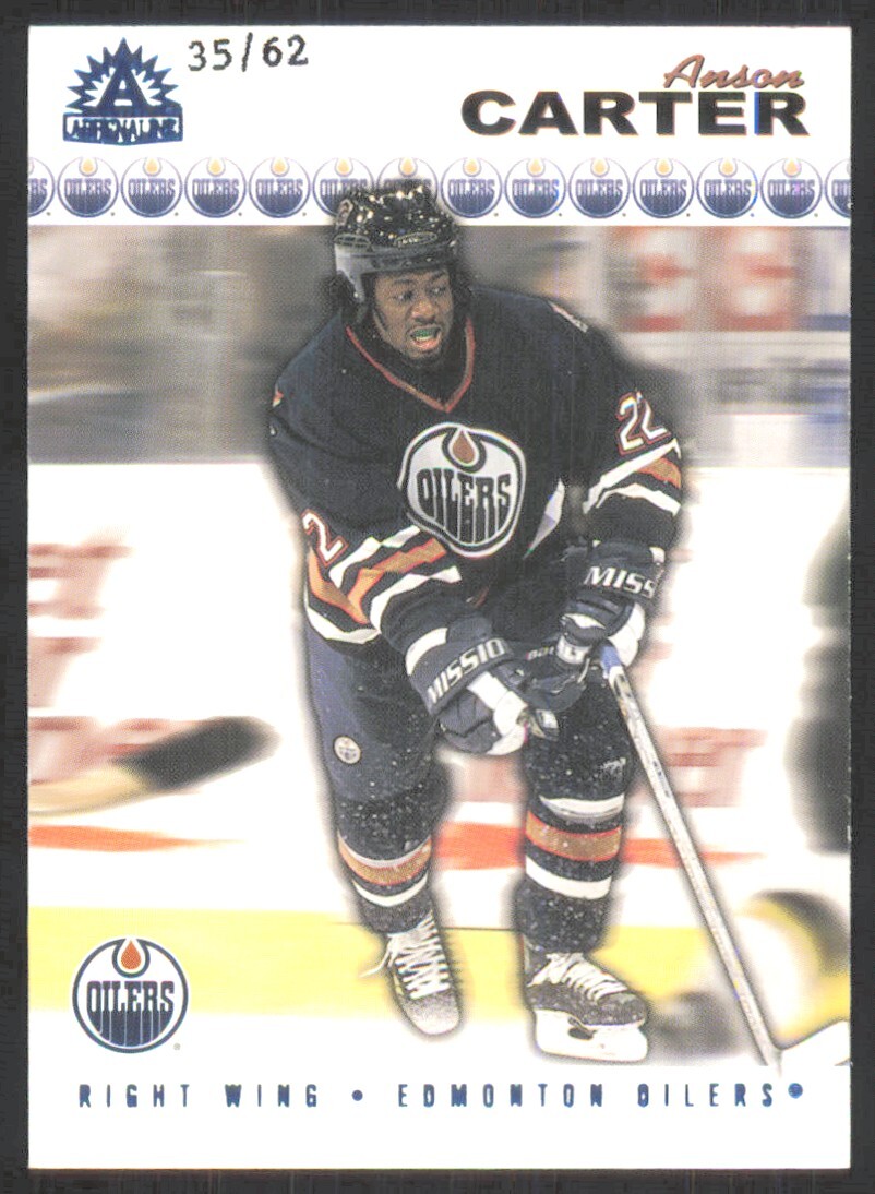 2001-02 Pacific Adrenaline - Anson Carter #72 Blue /62 for sale online ...