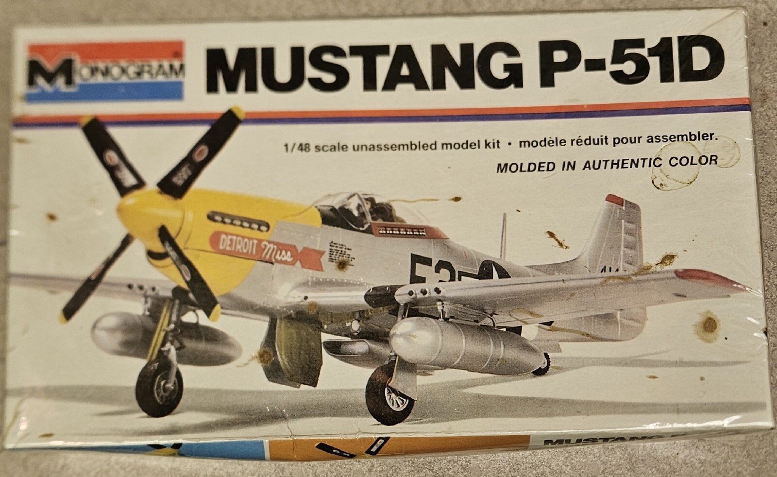 Monogram Mustang P-51D Model Kit 1/48 No. 5101 NEW I. Sealed Box | eBay
