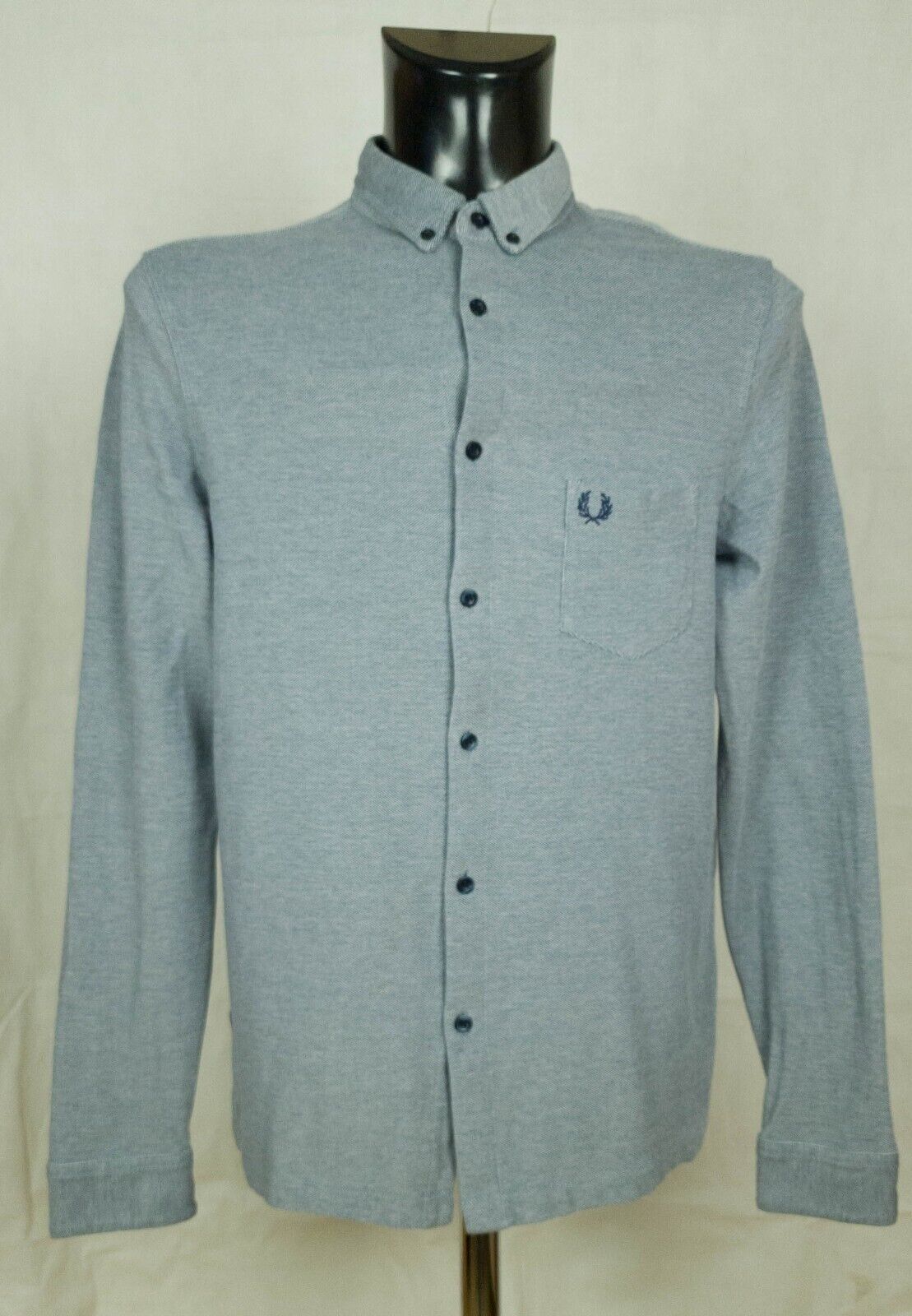 ** MENS FRED PERRY TOP SHIRT COTTON SIZE M ( LABEL L) VGC | eBay