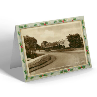 CHRISTMAS CARD Vintage Scotland - The Bridge, Castletown (Caithness ...