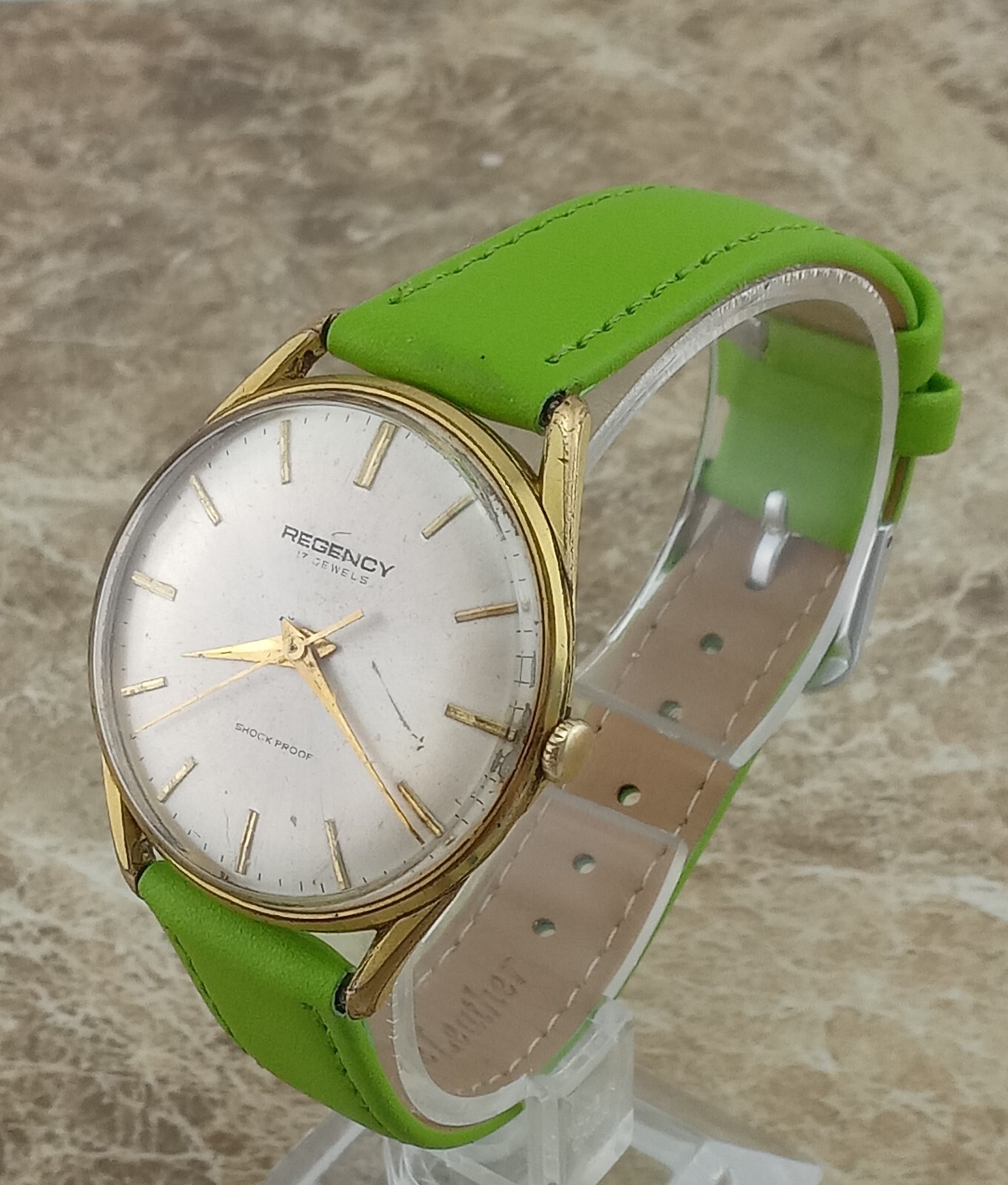 Retro - 14k Gold F Swiss Regency 17 Jewel Gents Wrist Watch 1974 | eBay