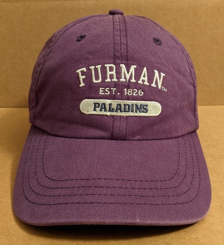 Furman University Paladins Purple Baseball Hat Cap Adjustable Cotton ...