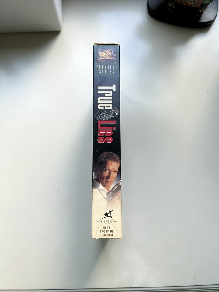 True Lies VHS Tape 1996 Arnold Schwarzenegger Jamie Lee Curtis Fox ...