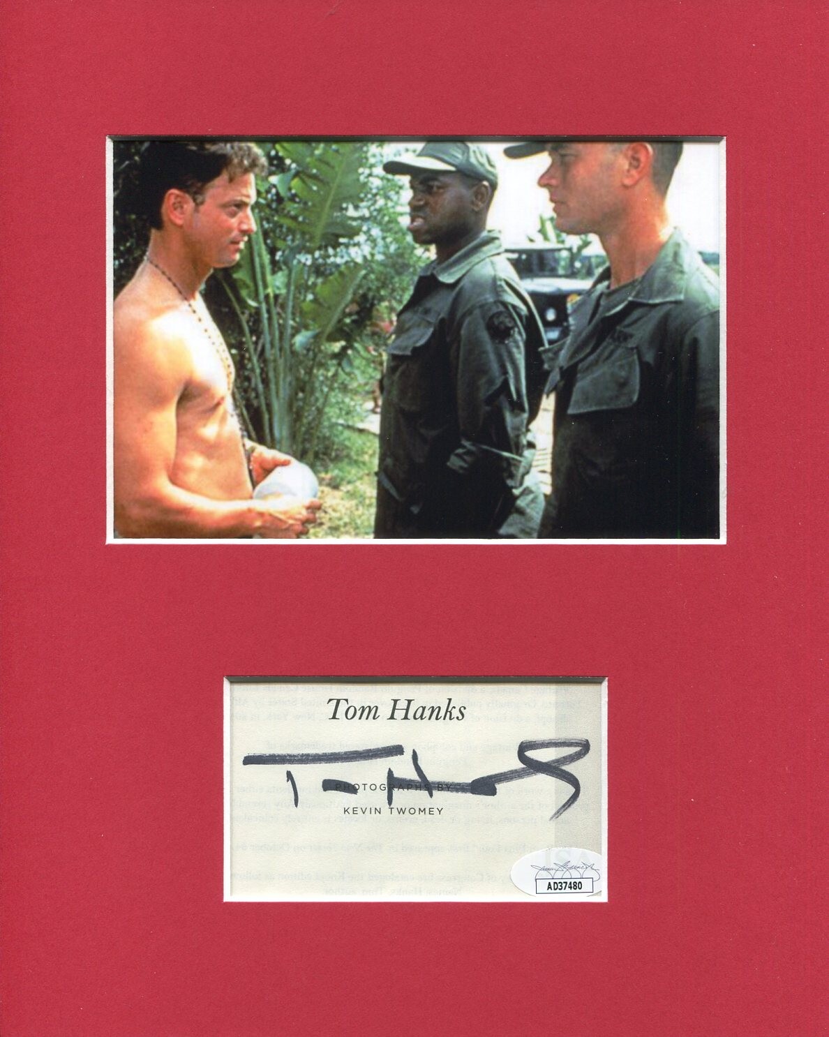 Tom Hanks Forrest Gump Rare Signed Autograph Photo Display JSA With ...