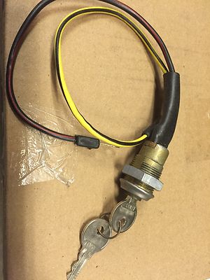 2 Wire On/Off Switch Key Retaining When On NOS 3/4 Inch Hole | eBay