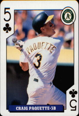 1994 U.S. Playing Cards Rookies #5C Craig Paquette - NM-MT | eBay