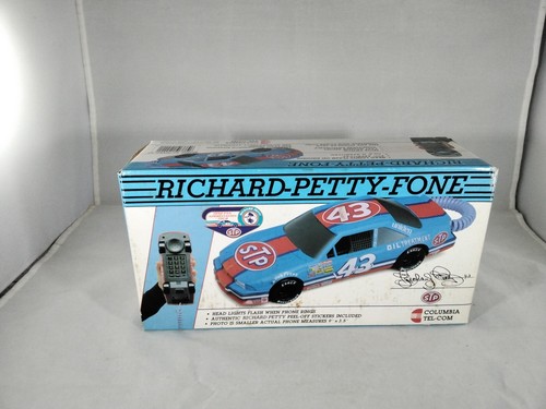 Richard Petty Fone Car Shaped Phone STP #43 Flashing Lights 1992 (kw923 ...