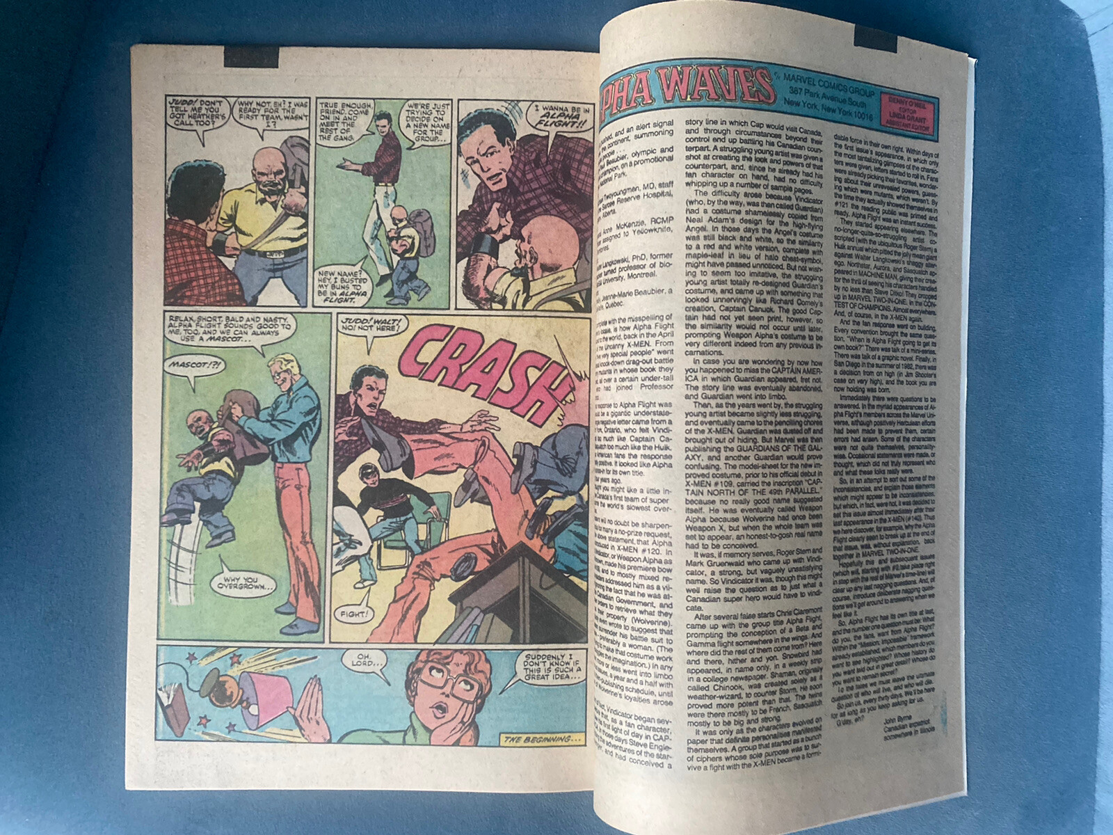 Marvel Comic ALPHA FLIGHT #1 1ST Appearance Puck Marrina Wild Child ...