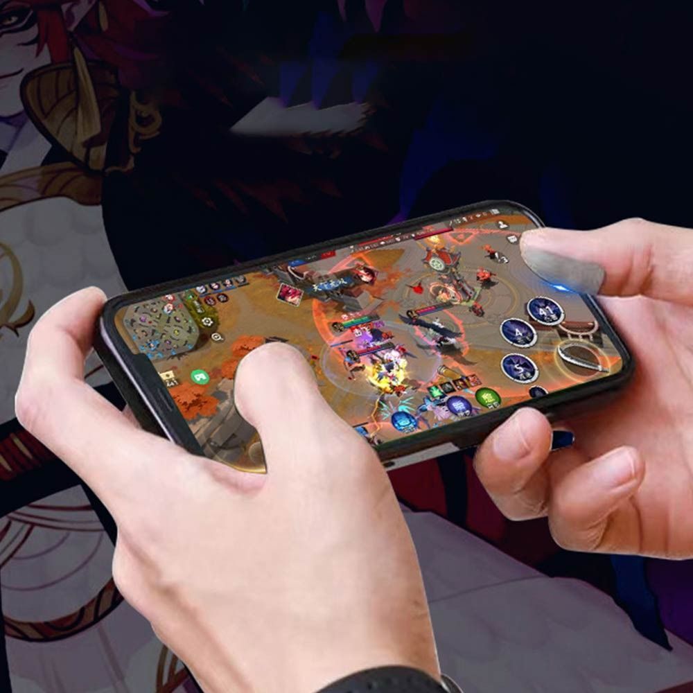 10PCS Silver Grey Gaming Finger Stickers Fingertip Sticker Playing Game ...