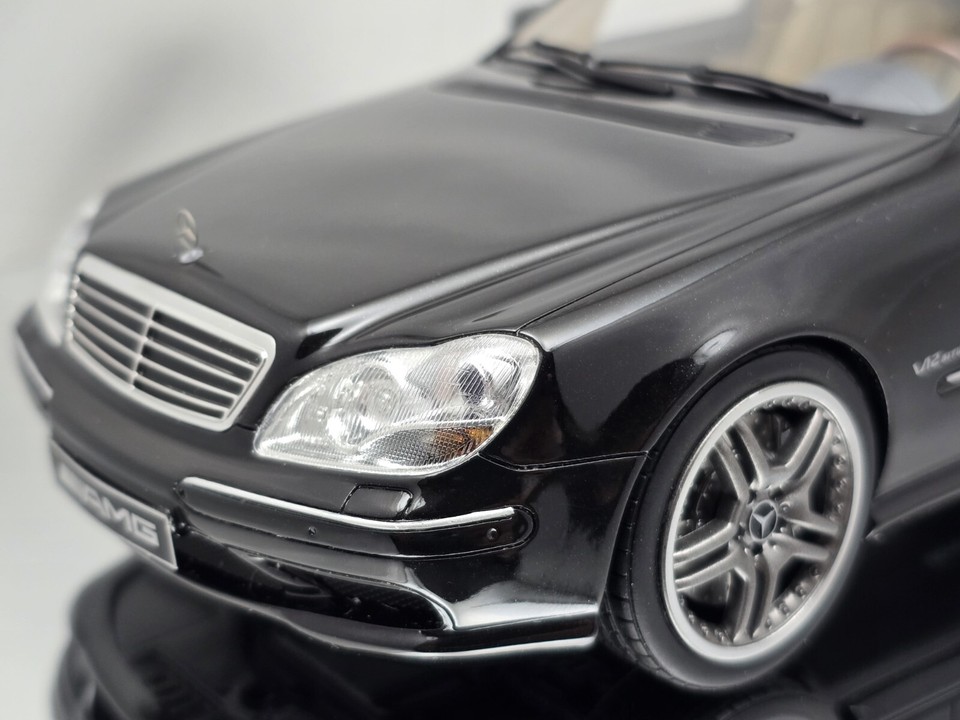 OttO Mobile Mercedes Benz AMG S65 (W220) S Class 2004 Black Resin Model ...
