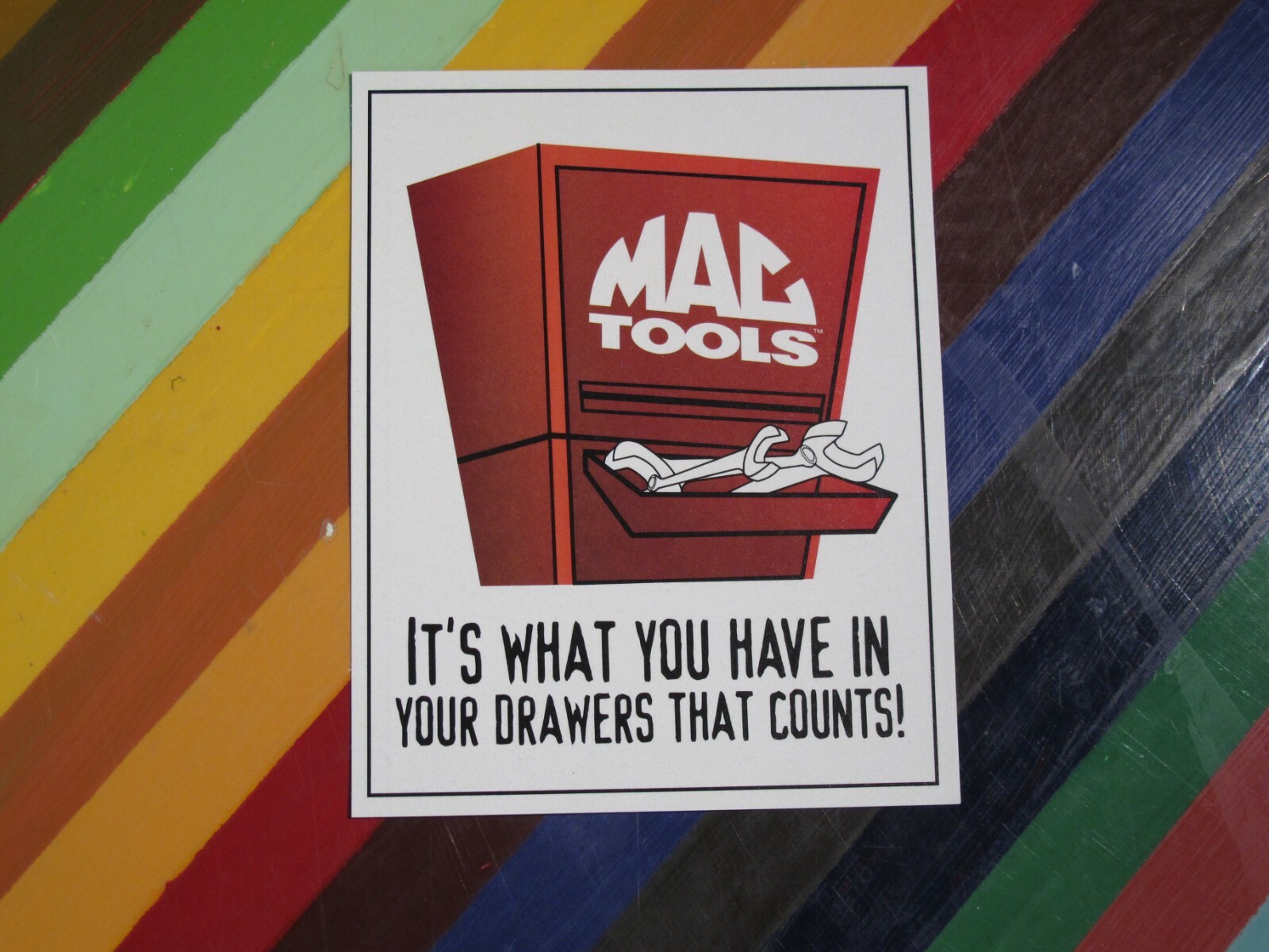 vtg 1980s 1990s Tool brand sticker - Matco Mac work Americana | eBay