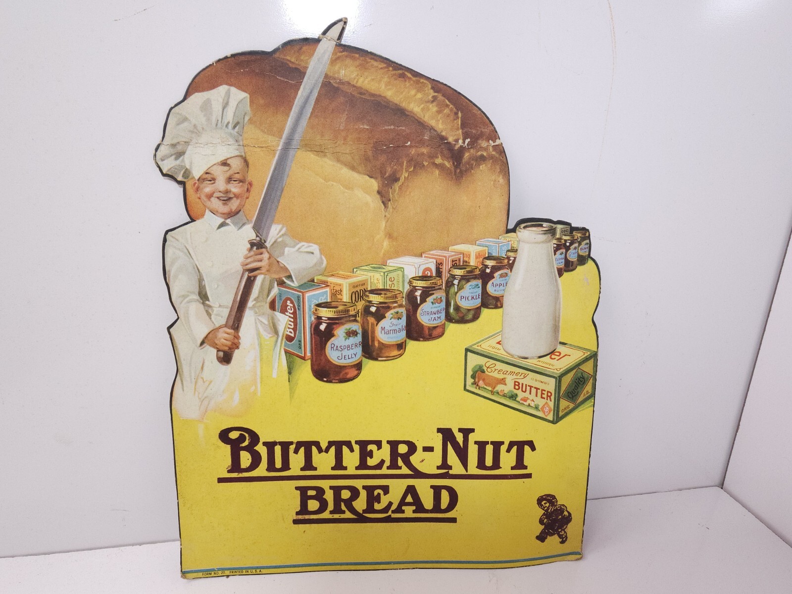 Vintage Butter Nut Bread Cardboard Store Advertisement | eBay