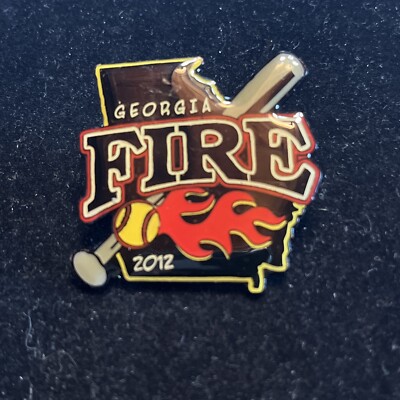 2012 Georgia Fire Lapel Pin Enamel Softball 24-27 | eBay