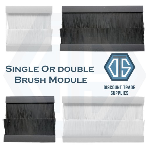 Euro Module Brush Cable Entry Clip-In Insert for 2G & 4G Wall Outlet ...