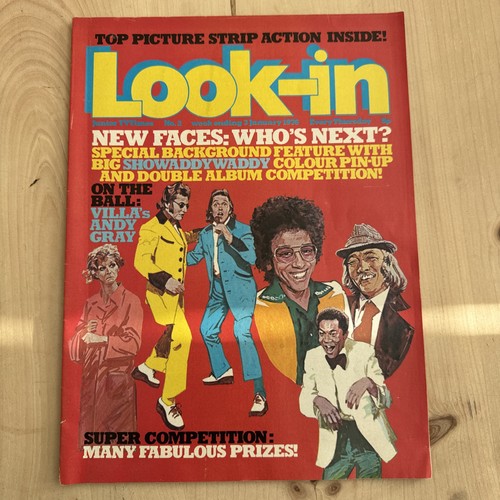 Look In Magazine Jan 3rd 1976 Showaddywaddy Poster Linda Lewis Andy ...