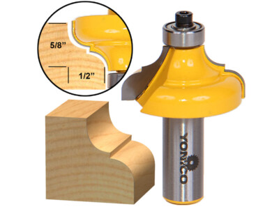 1/2" Classical Ogee Edge Forming Router Bit - 1/2" Shank - Yonico 13186 ...