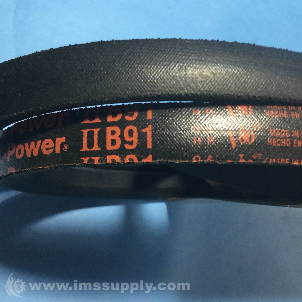 Gates B91 Hi-Power V-Belt, B Section, 0.6563 in Top Width FNFP | eBay