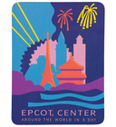 WDW Disney Unused Postcard EPCOT Center Around the World in a Day circa ...