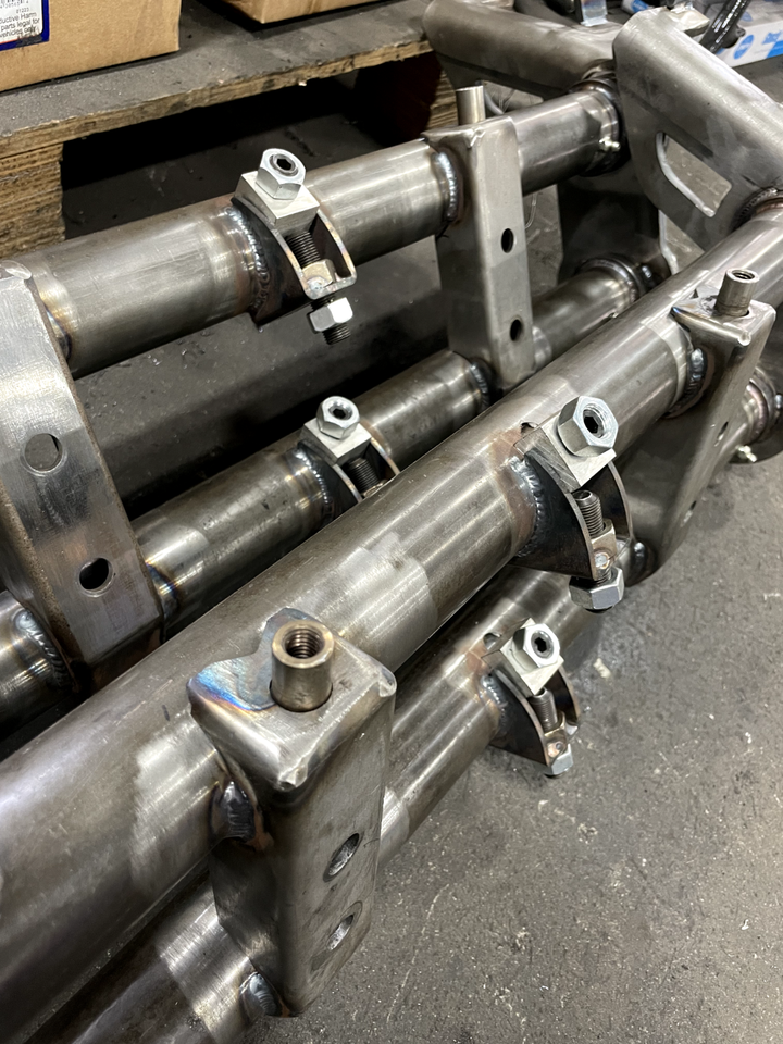 4 inch narrowed VW link king pin front end beam w/drop disc brakes wide ...