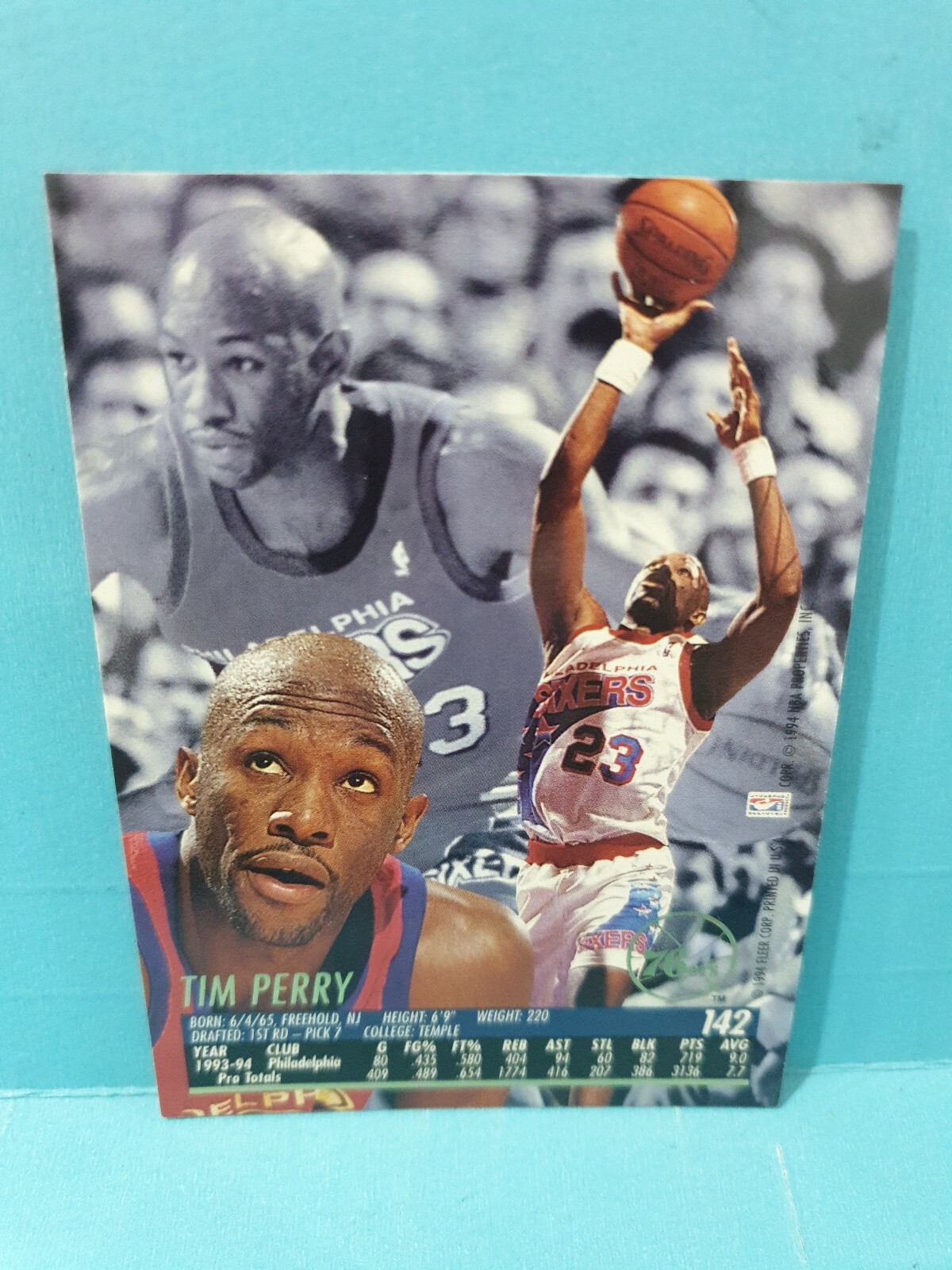 Tim Perry🏆1994 Fleer Ultra #142 76ers NBA Basketball Card🏆FREE POST | eBay