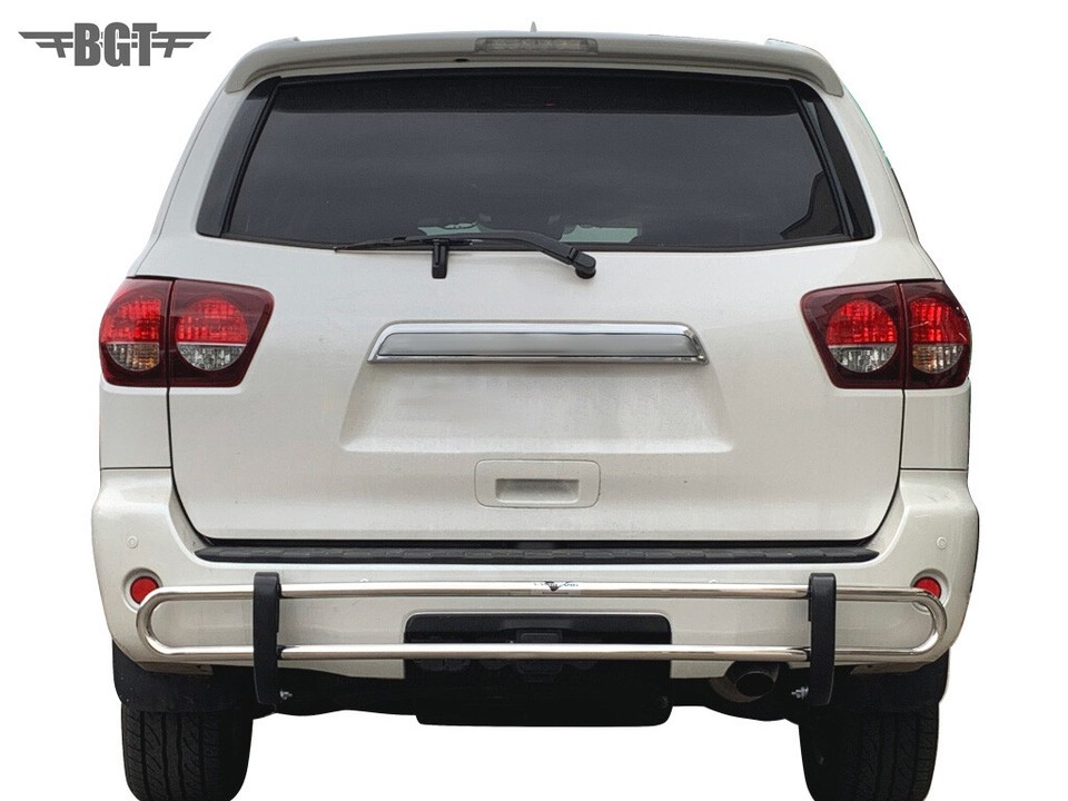 BGT Stainless Steel Double Tube Rear Bumper Guard | Fits 2006-2018 ...