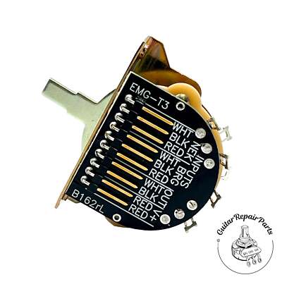 EMG (T3) B162 Solderless Telecaster Style 3 Way Blade Pickup Selector ...