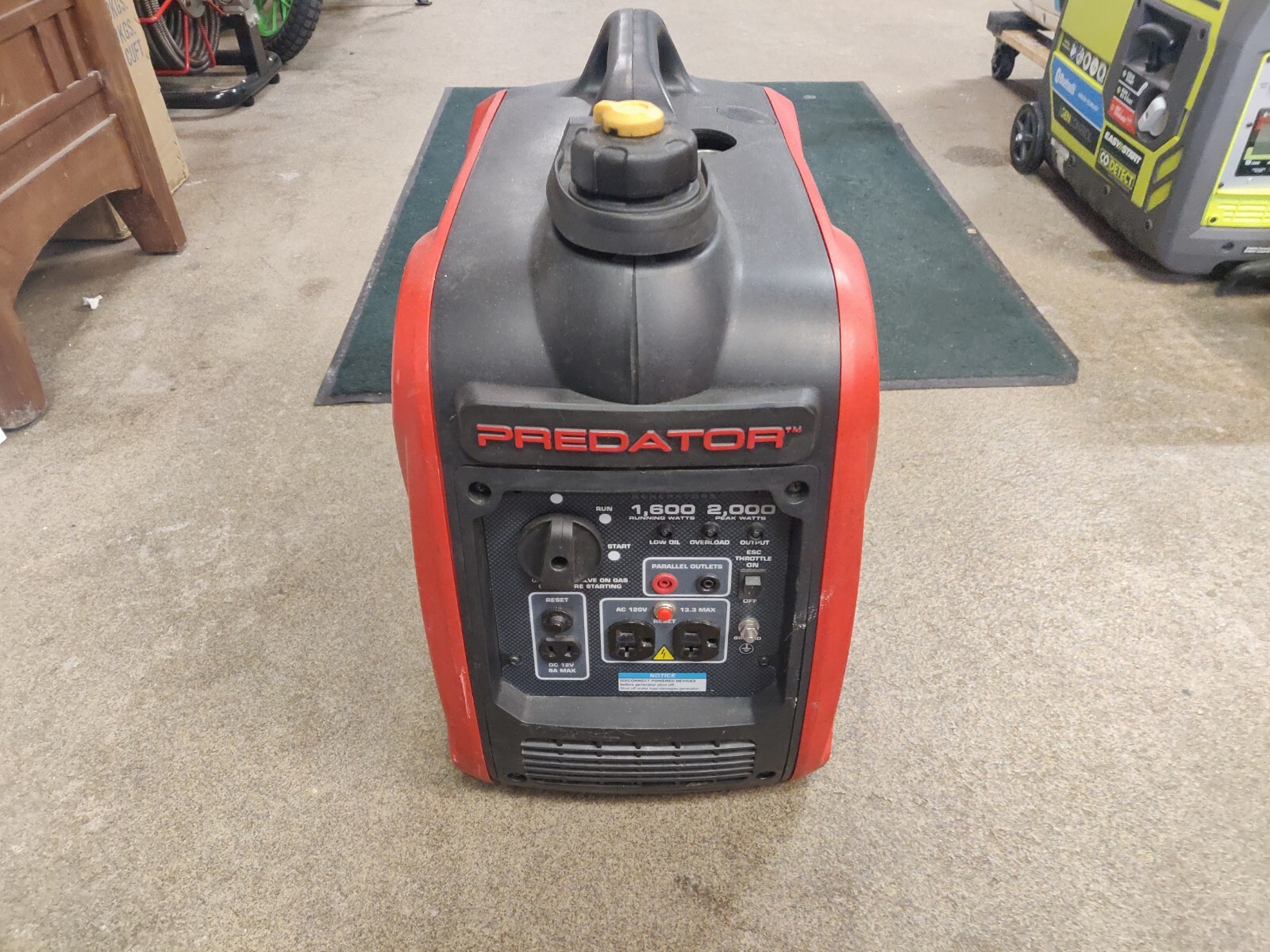 Predator 2000W/1600W Super Quiet Inverter Generator | eBay