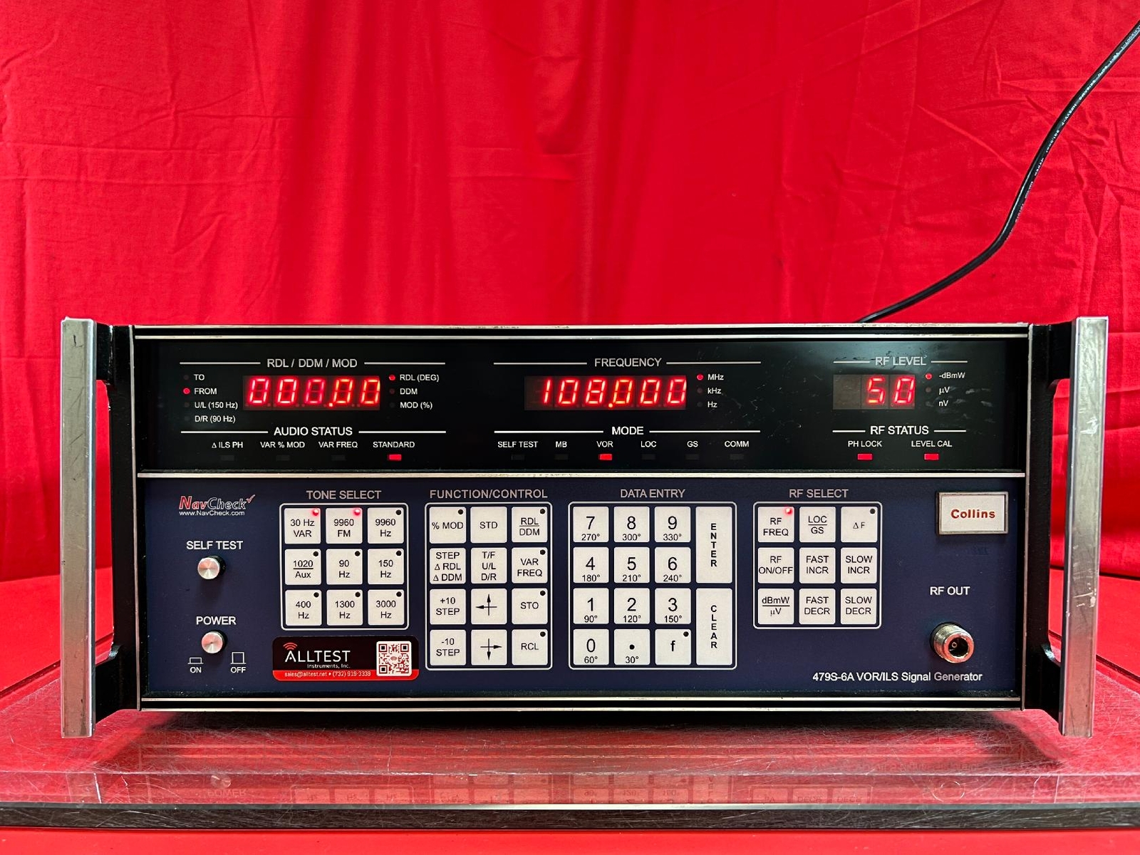 Rockwell Collins 479S-6A VOR/ILS Signal Generator, Navigation ...