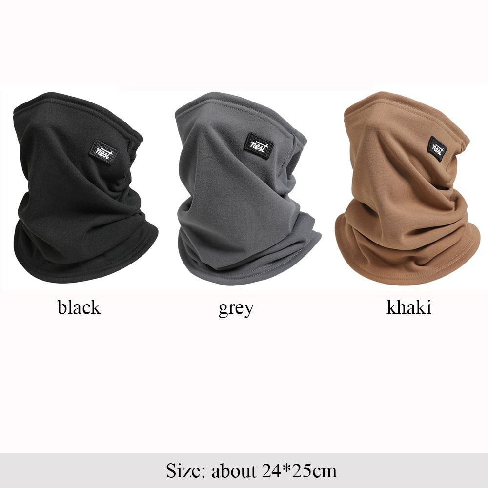 Keep Warm Face Cover Fleece Half Face Mask Fashion Neck Gaiter Men ...