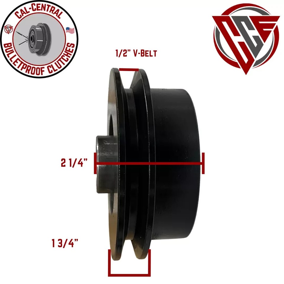 Centrifugal Clutch 1/2" V Belt Plate Compactor 1" Bore Packer Heavy ...