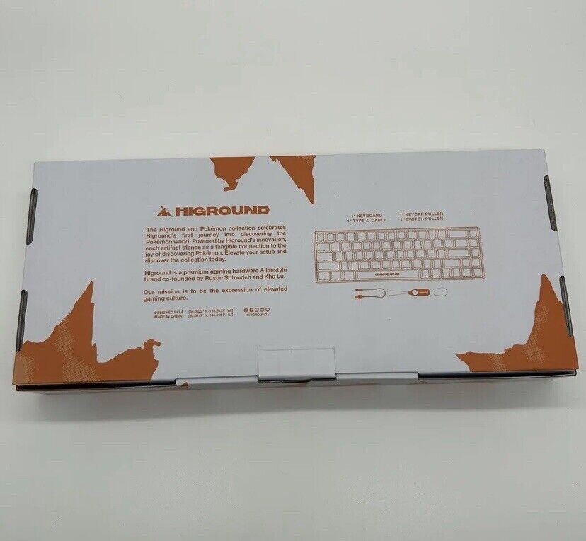 Pokémon + HiGround HG Base 65 Keyboard - Charizard - BRAND NEW IN HAND ...
