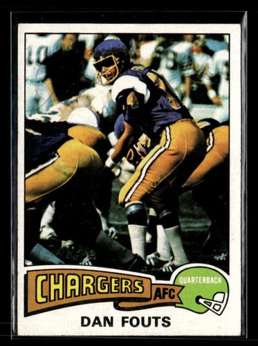 1975 Topps Dan Fouts #367 Rookie San Diego Chargers Signed/Auto JX8054 ...